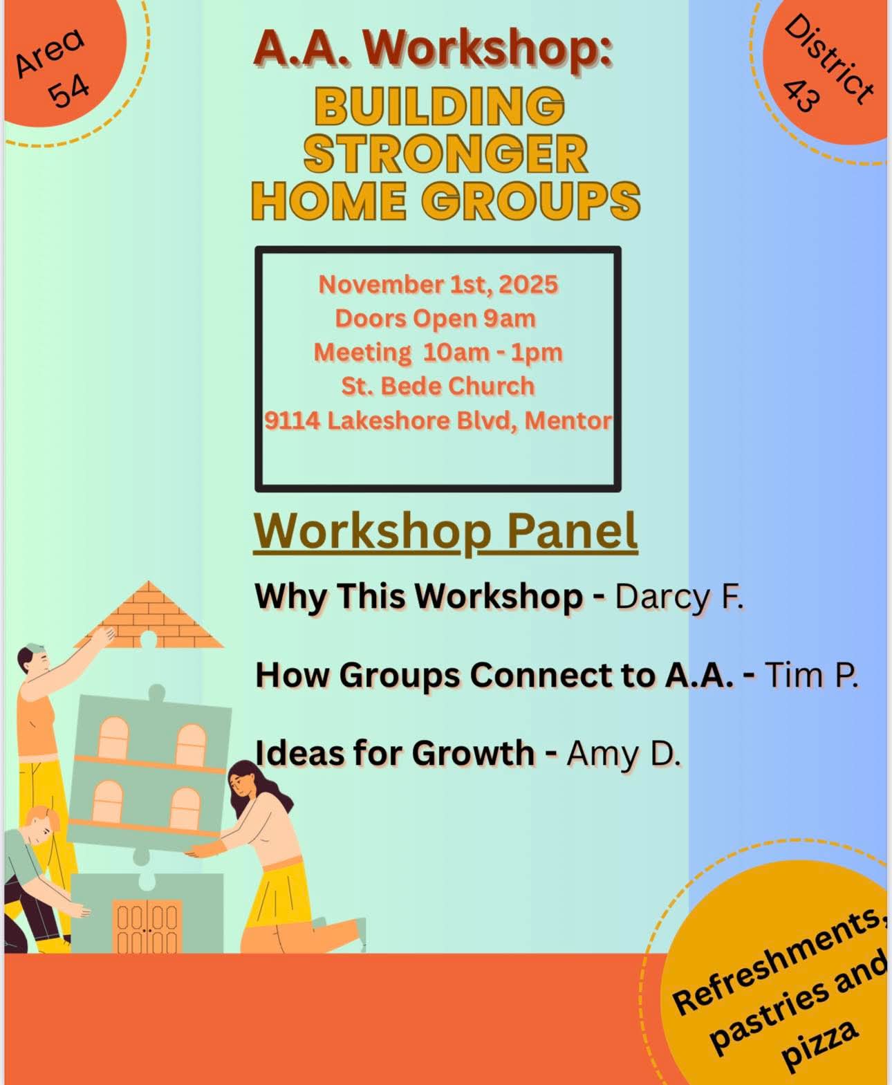 AA Workshop: Building Stronger Home groups – Ashtabula Area Intergroup