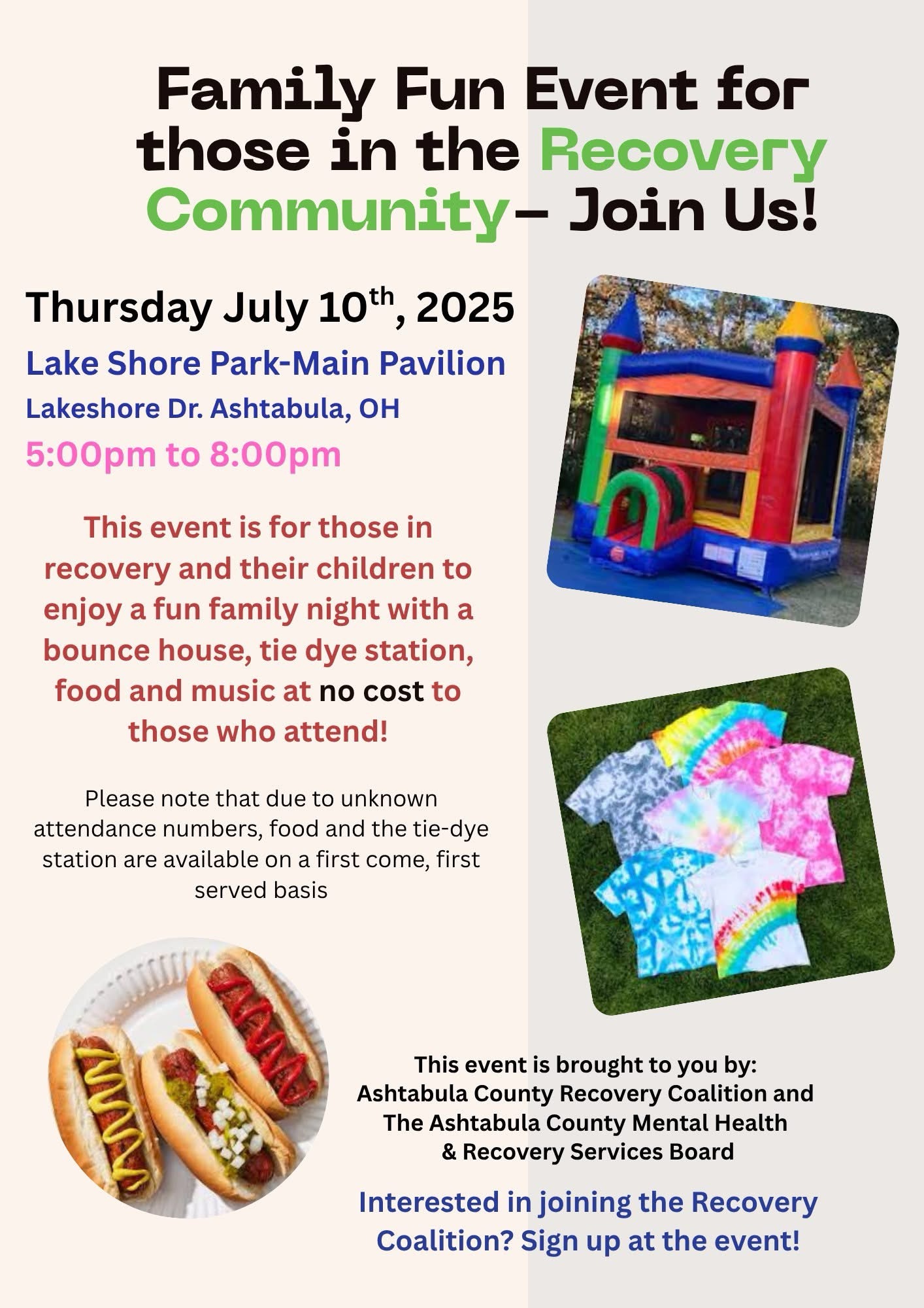 Family Fun Event – Ashtabula Area Intergroup